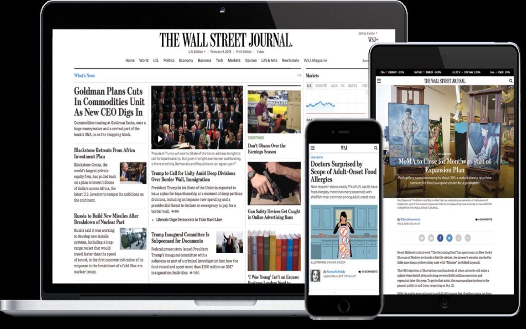 Online Access to the Wall Street Journal | San Jose Public Library