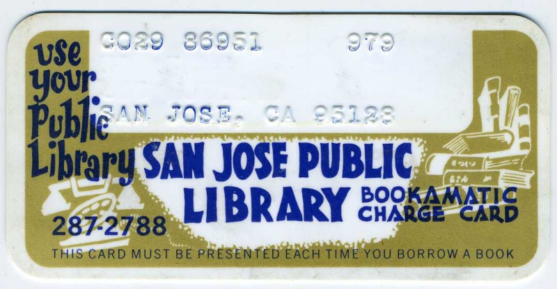 思い返す： San Jose Public Library 何年にもわたるカード| San Jose Public Library