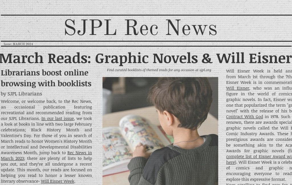 SJPL Recommendation News: March 2024 | San Jose Public Library